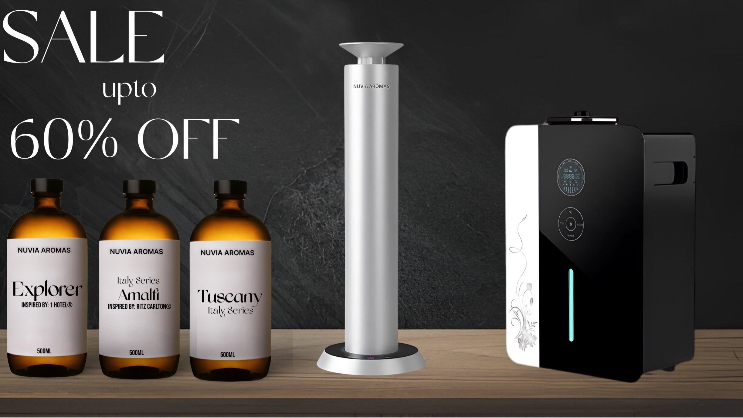 NUVIA AROMAS | Hotel Collection Scents, Aroma Diffuser & Scent Machine